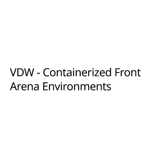 Containerized Front Arena Environments | van der Walt