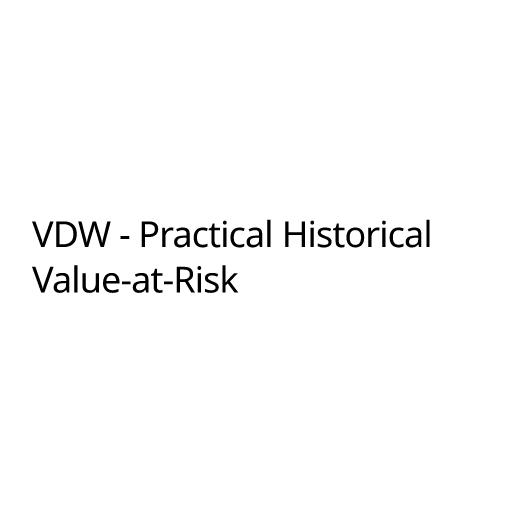 Practical Historical Value-at-Risk | van der Walt